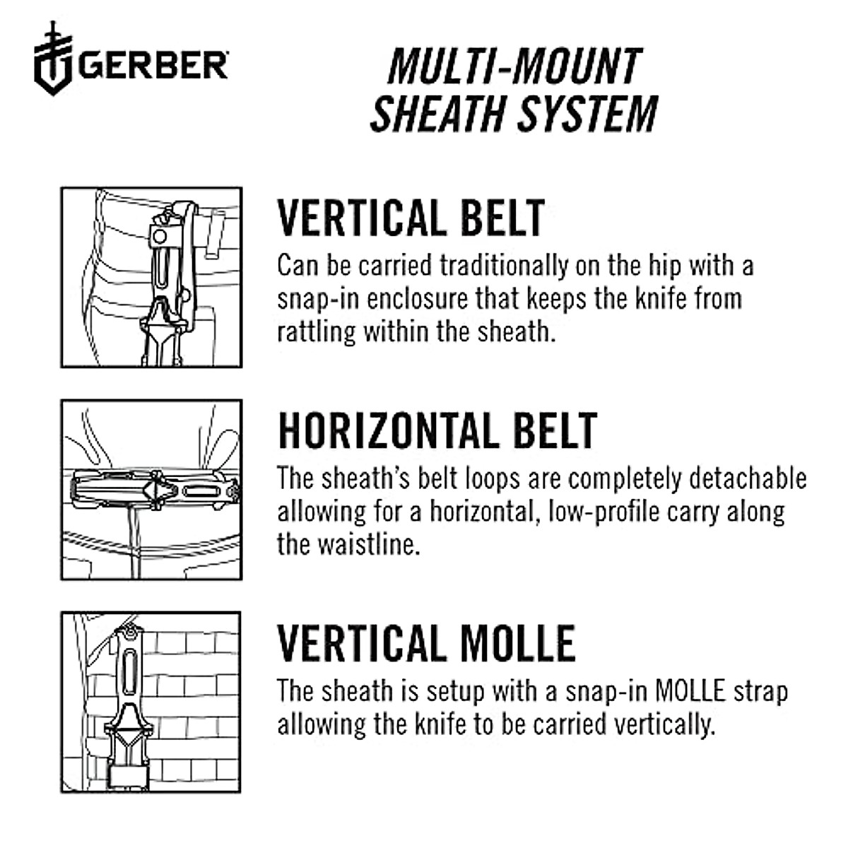 GERBER StrongArm Fixed Blade Knife with Fine Edge - Coyote Brown