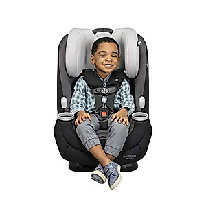 Maxi-Cosi Pria All-in-One Convertible Car Seat, rear-facing, from 4-40 pounds; forward-facing to 65 pounds; and up to 100 pounds in booster mode, Silver Charm