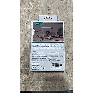 ESR 8-in-1 Portable Stand Hub, USB C Hub with Adjustable Stand, 100W PD Charging, 2 USB 3.0 Ports, 4K HDMI, 3.5-mm Jack, SD/microSD Card Slots, Compatible with iPad 10, iPad Pro, and Other USB-C iPads