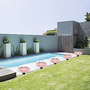 QZHP Solar Light Outdoor, Metal Glass Decorative Waterproof Garden Light LED Solar Flower Lights for Patio, Lawn,Walkway,Tabletop,Ground