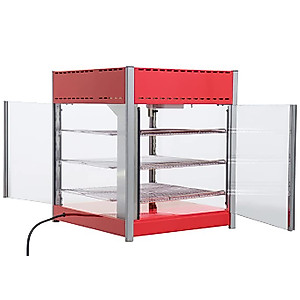Winco EDM-1PT Food Warmer, 18", Silver