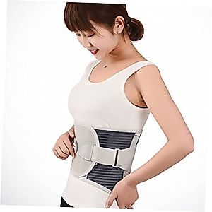 HEALLILY Waist Support Massage Heating Pad Low Back Belt Men’s Belt Workout Waist Cincher Belt Gym Waist Belt Heating Lumbar Wrap Practical Heating Brace Safe Heating Brace Heated Pad