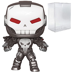 Funko Marvel: Punisher War Machine (PX Previews Exclusive) Pop! Vinyl Figure (Bundled with Compatible Pop Box Protector Case)
