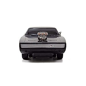 Jada Toys - Fast and Furious 7.5 Inch Remote Control 1970 Dodge Charger , Black