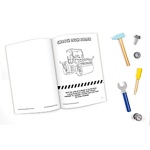 The Little Engineer Coloring Book - Construction Trucks: Fun and Educational Construction Truck Coloring Book for Preschool and Elementary Children