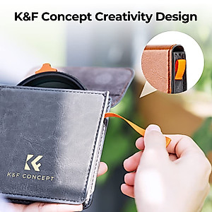 K&F Concept 67mm Putter Variable ND Filter ND2-ND400 (1-9 Stops) 28 Multi-Layer Coatings Import AGC Glass Adjustable Neutral Density Filter for Camera Lens (Nano-X Series)