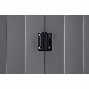 Arrow Classic Steel Storage Shed, 10x8, Charcoal