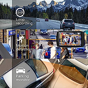 Z-Edge Dual Dash Cam 4.0" Touch Screen Front and Rear Dash Cam FHD 1080P with Night Mode, 32GB Card Included,155 Degree Wide Angle, WDR, G-Sensor, Loop Recording, Support 256GB Max