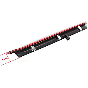 WPFC LED Third Brake Light Cargo Light High Mount Stop Light for Ford Transit 150 250 350 MK8 Custom 1899968 Rear Central High Level Brake Light Lamp Replacement,Red, Standard