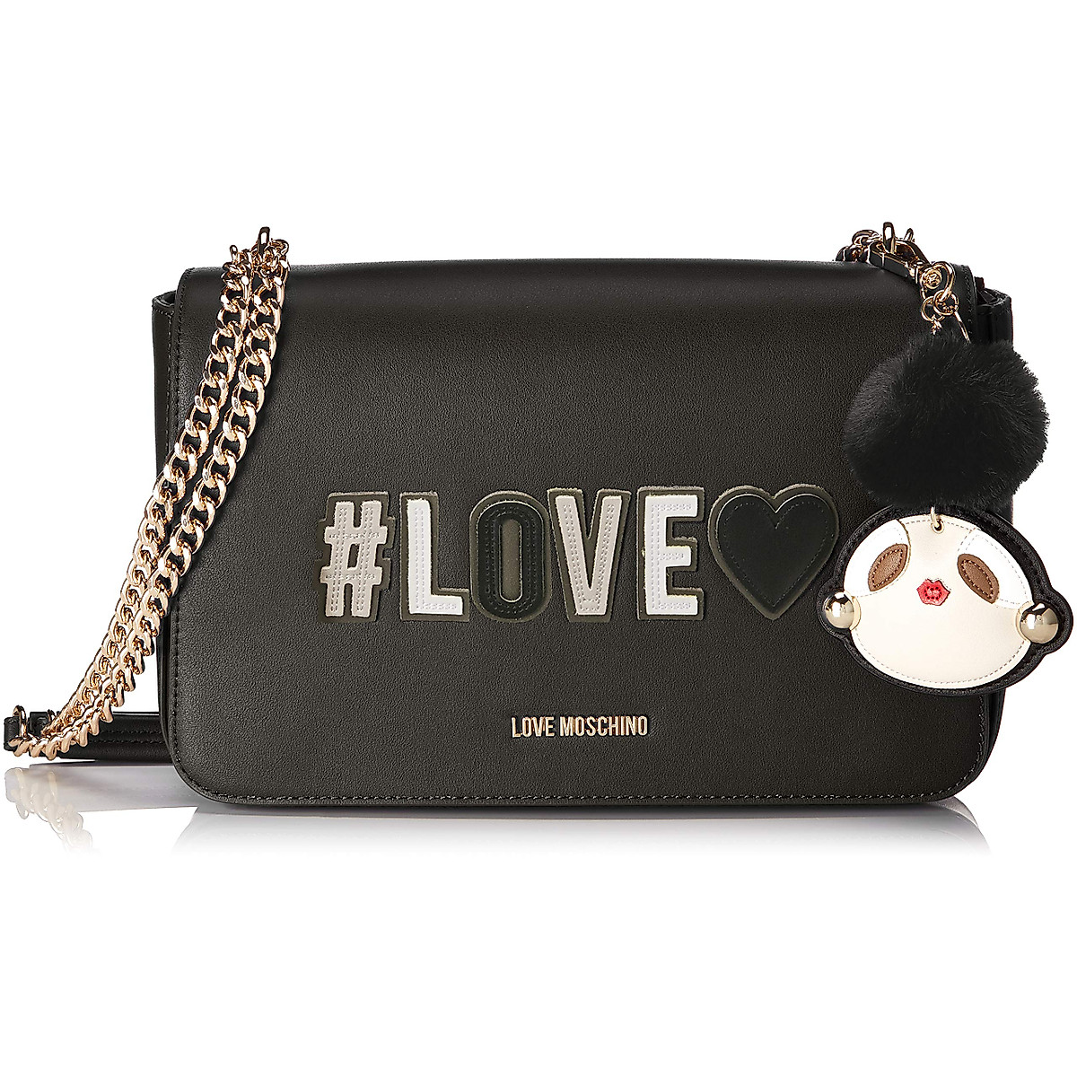 Love Moschino Satchel, Black (Nero)