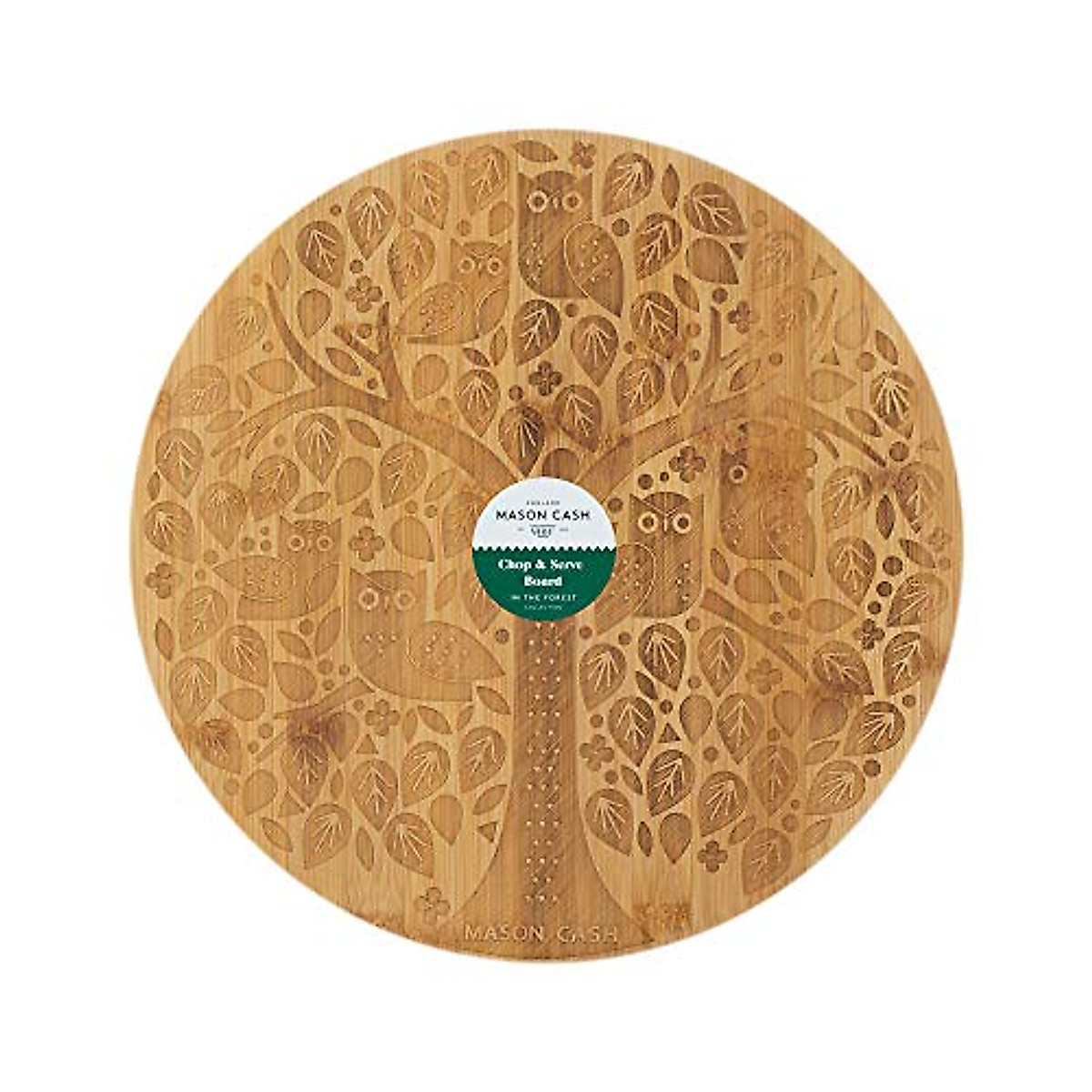 Mason Cash in The Forest Round Serving Board, Brown