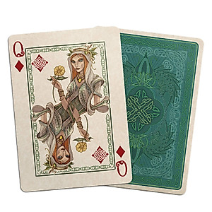Bicycle Creatures of The FAE Playing Cards Gent Supply, Green