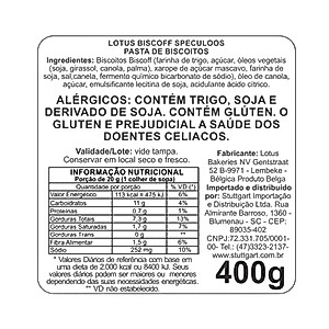 Lotus Biscoff Spread Smooth 400g - Pack of 2