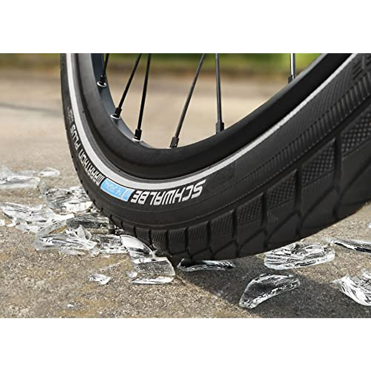 Schwalbe Marathon Plus Tire - 20 x 1.75, Clincher, Wire, Black/Reflective, Performance Line
