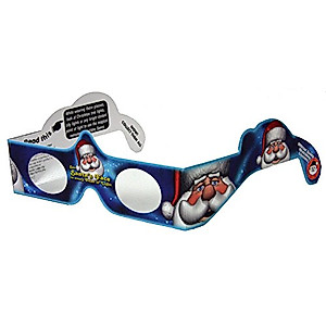 3D Christmas Glasses - 10 Pack Holiday Specs - Hologram Holiday Images