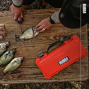 BUBBA 7 Inch E-FLEX Electric Fillet Blade with Ti-Nitride Coated Hollow Stainless Steel Non-Stick Reciprocating Construction for Fishing and Outdoors