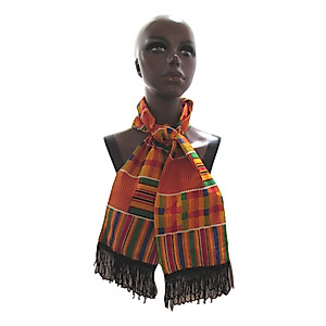 ShopHaven African Kente Scarf, Kente Stole, Kente Cloth, African Scarf, African Print, Black Graduation, Black History, Kwanzaa, Afrocentric, Africa,