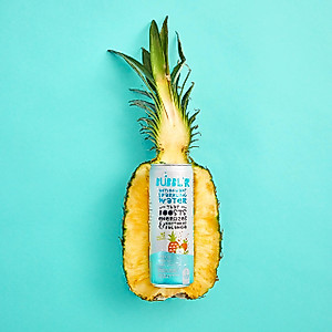 BUBBL'R tropical dream'r, Antioxidant Sparkling Water with Natural Caffeine, 0g Sugar, Gluten Free, All Natural Flavors, 12 Fl Oz Cans, 12 Count