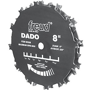 Freud 8 In. Professional Stacked Dado (SD208)