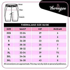 Thermajane Compression Shorts for Women Athletic Spandex Volleyball Shorts Women (XXX-Large, Wine)