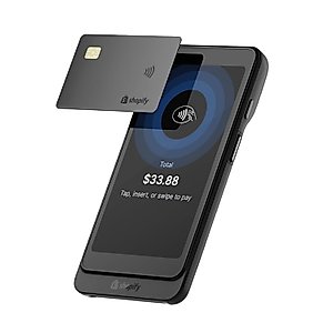 Shopify POS Go - Mobile Point of Sale Machine & System for Retail, Small Business - All-in-One Credit Card Reader, Terminal, Barcode Scanner, POS Software Device