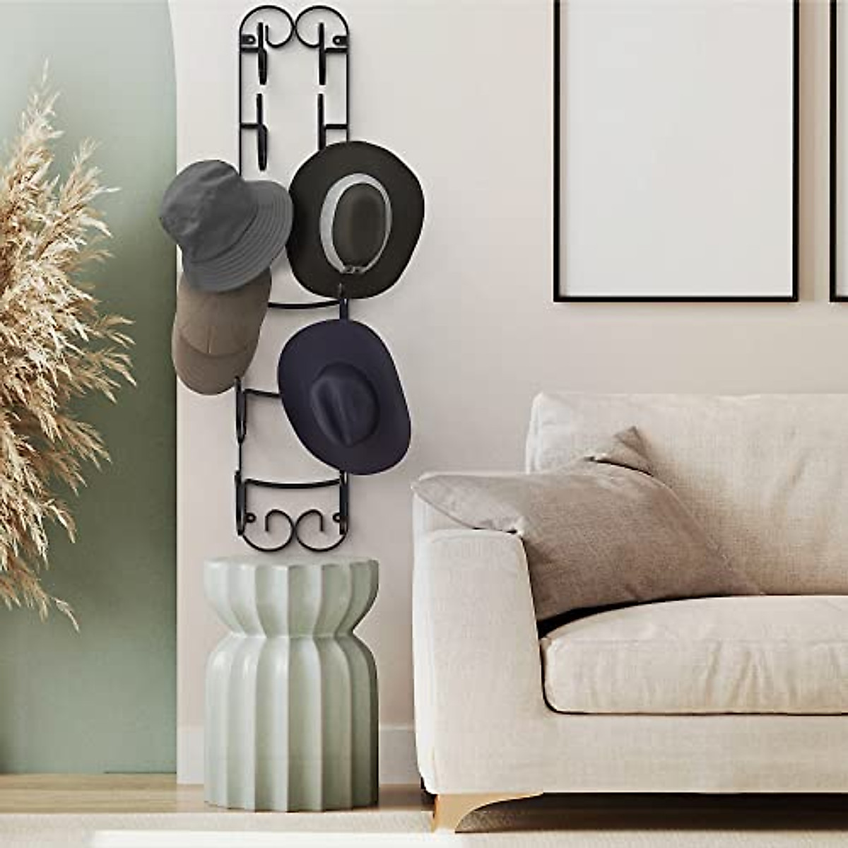 DecoBros Wall Mount Multi-Purpose Towel/Wine/Hat Rack, Bronze