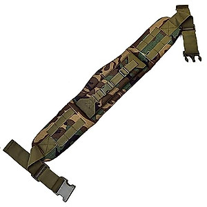 A.L.I.C.E Kidney Belt and Alice Kidney pad with Strap belt/tactical belt/Hip Belt/Kidney belt for framed rucksack LC-2/ALICE Pack woodland camo