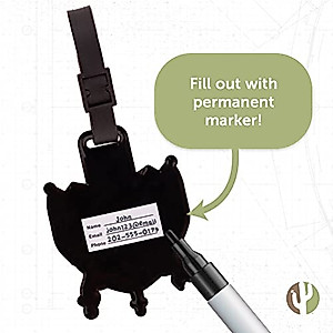 Sigma Gamma Rho Luggage Tag Sorority Bag (PVC Luggage Tag - Crest)