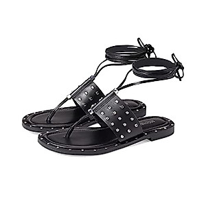 Michael Kors Jagger Flat Sandal Black 10 M