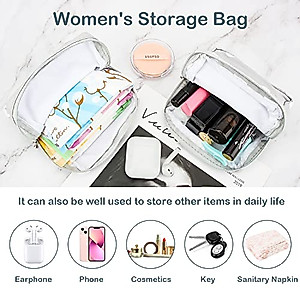 Desing Wish Sanitary Pad Storage Bag Portable Period Bag for Teen Pads/Sanitary Napkins/Small Tampons, Sanitary Napkin Storage Bag First Period Gifts for Teen Girls School (Grey Dot)