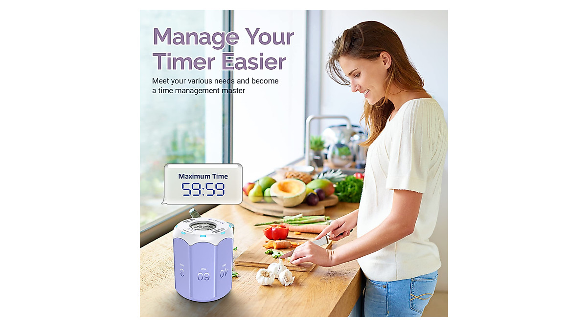 Pomodoro Timer with 8 Presets - Boost Productivity