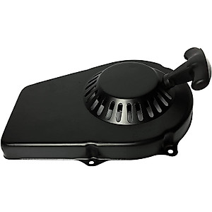 POWER PRODUCTS Recoil Starter for Harbor Tail Gator 63025 63024 & Storm CAT 63CC 2HP 800 900W 60338 66619 69381 for Pulsar PG1202S & 2HP 2-Stroke 64CC Gas Generator with Handle & Rope Replacement