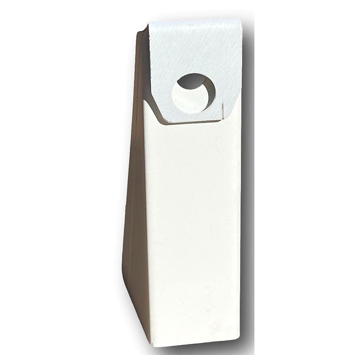 Gutter Wedge (White, 10 Pack) for 6 Inch Gutters With 3/12 Through 5/12 Roof Pitch