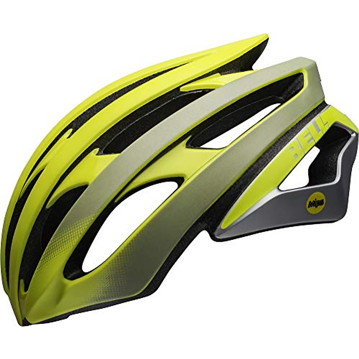 BELL Stratus Ghost MIPS Adult Road Bike Helmet - Ghost Matte/Gloss Hi-Viz Reflective (2023), Large (58-62 cm)