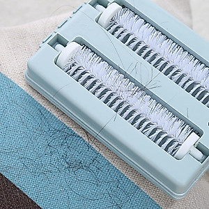 Srutueo 4 Pcs Carpet Crumbs Table Brush Handheld Double Roller Sweepers for Home Bedroom Office Carpet Debris