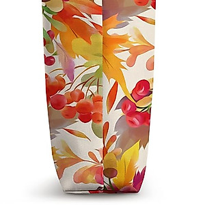 It's Fall Y`all Autumn Leaves Pattern with Acorns, Berries Tote Bag