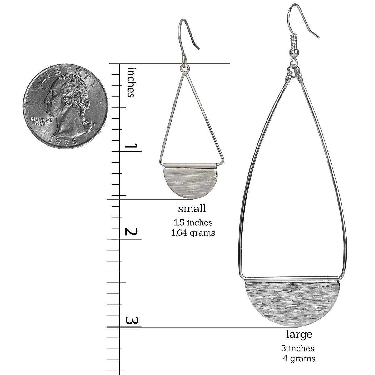 SPUNKYsoul Shield Earring (Small Gold)