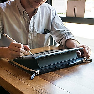 Twelve South BookBook for iPad Air/Pro 10.5" | Hardback Leather case, Pencil Storage and Easel for iPad Pro/Air + Apple Pencil