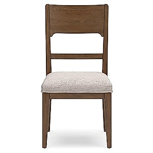 Signature Design by Ashley Cabalynn Traditional Dining Chair Set, 2 Count, Brown & Tan