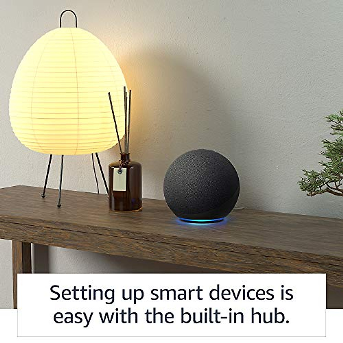 All-new Echo (4th generation) International Version | With premium sound, smart home hub and Alexa | Charcoal