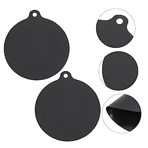 Housoutil 2pcs Induction Cooker Silicone Mat Nonstick Cookware Silicone Mat for Air Fryer Silicone Pot Holders Stove Cover Silicone Countertop Protector Silicone Placemat Silicone Pot Mat