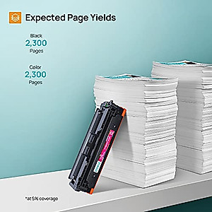 410A Toner Cartridge - M477fnw Toner Compatible Replacement for HP 410A Toner CF410A 410X to use with HP Color Laserjet Pro MFP M477fnw M477fdw M452dn Printer(5 Pack, Black Cyan Yellow Magenta)