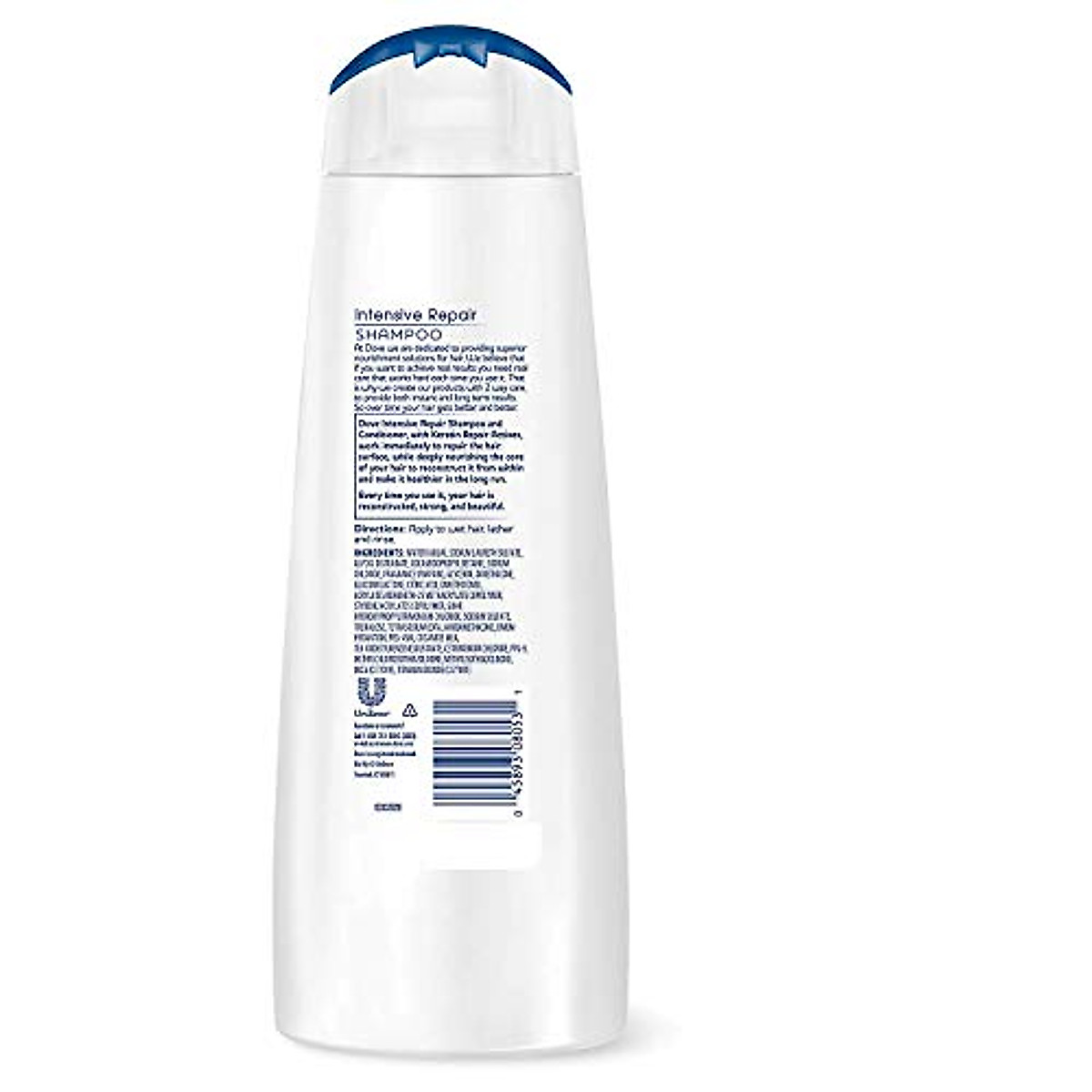 Dove Nutritive Solutions Strengthening Shampoo for Damaged Hair Intensive Repair Dry Hair Shampoo With Keratin Actives 12 oz