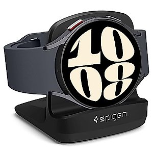 Spigen S353 Designed for Galaxy Watch 6 40, 44mm / Galaxy Watch 6 Classic 43, 47mm / Galaxy Watch 5 40, 44mm / Galaxy Watch 5 Pro 45mm Charger Stand - Black