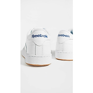 Reebok Men's Club C 85 Fashion-Sneakers, White/Royal-Gum, 9