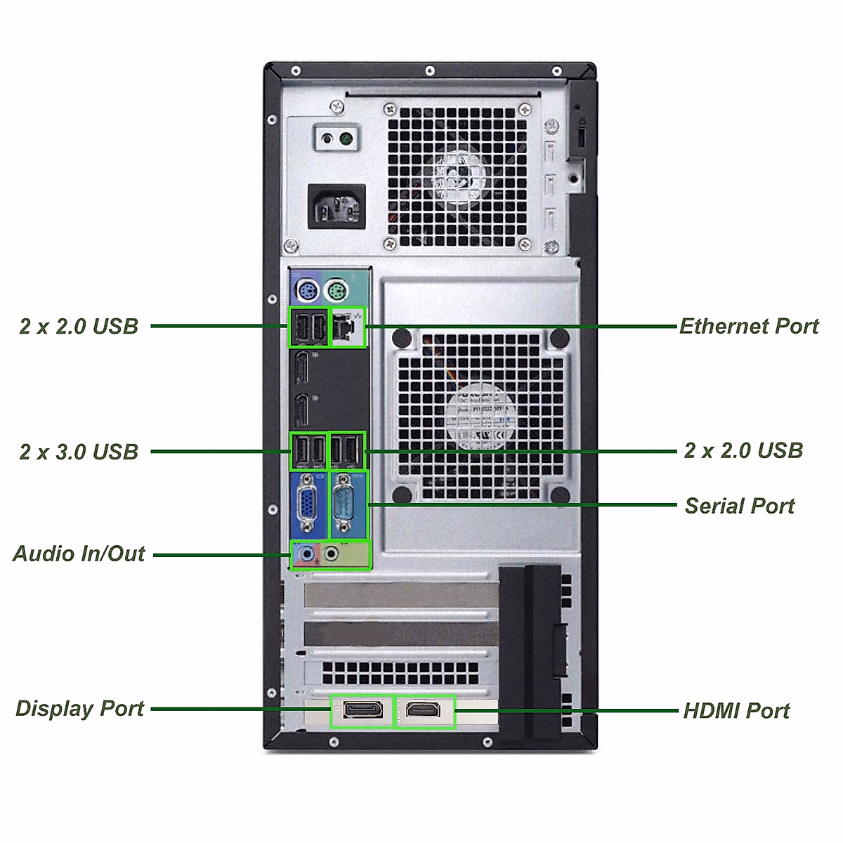 Dell OptiPlex 9020 Tower Computer Desktop PC, Intel Core i7-4970K 4.00GHz, 16GB Ram, 128GB M.2 SSD, 1 TB HDD, WiFi | Bluetooth, DVD Drive, Nvidia GeForce GT 1030 2GB DDR5, Windows 10 Pro (Renewed)
