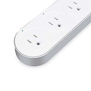 XODO WP4 Smart Power Strip - WiFi Surge Protector with 3 USB Ports and 4 Outlets - App Controlled Appliance - Time Schedule - No Hub Required - Compatible with Alexa and Google Home Assistant