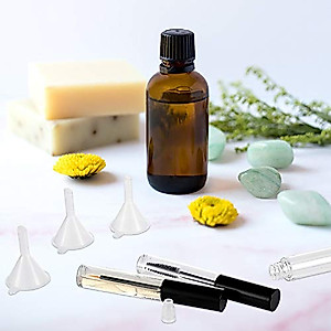 12 Pieces 10 ml Empty Mascara Tubes Eyelash Serum Tubes and Eyeliner Tubes Set Includes 4 Eyelash Cream Container Bottle, 4 Liquid Eyeliner Mascara Container, 4 Funnels for Castor Oil DIY Mascara