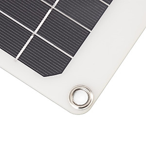 Solar Battery Panel 50W 4 Connectors Monocrystalline Silicon 18V Output High Efficiency Portable Solar Charger Panel