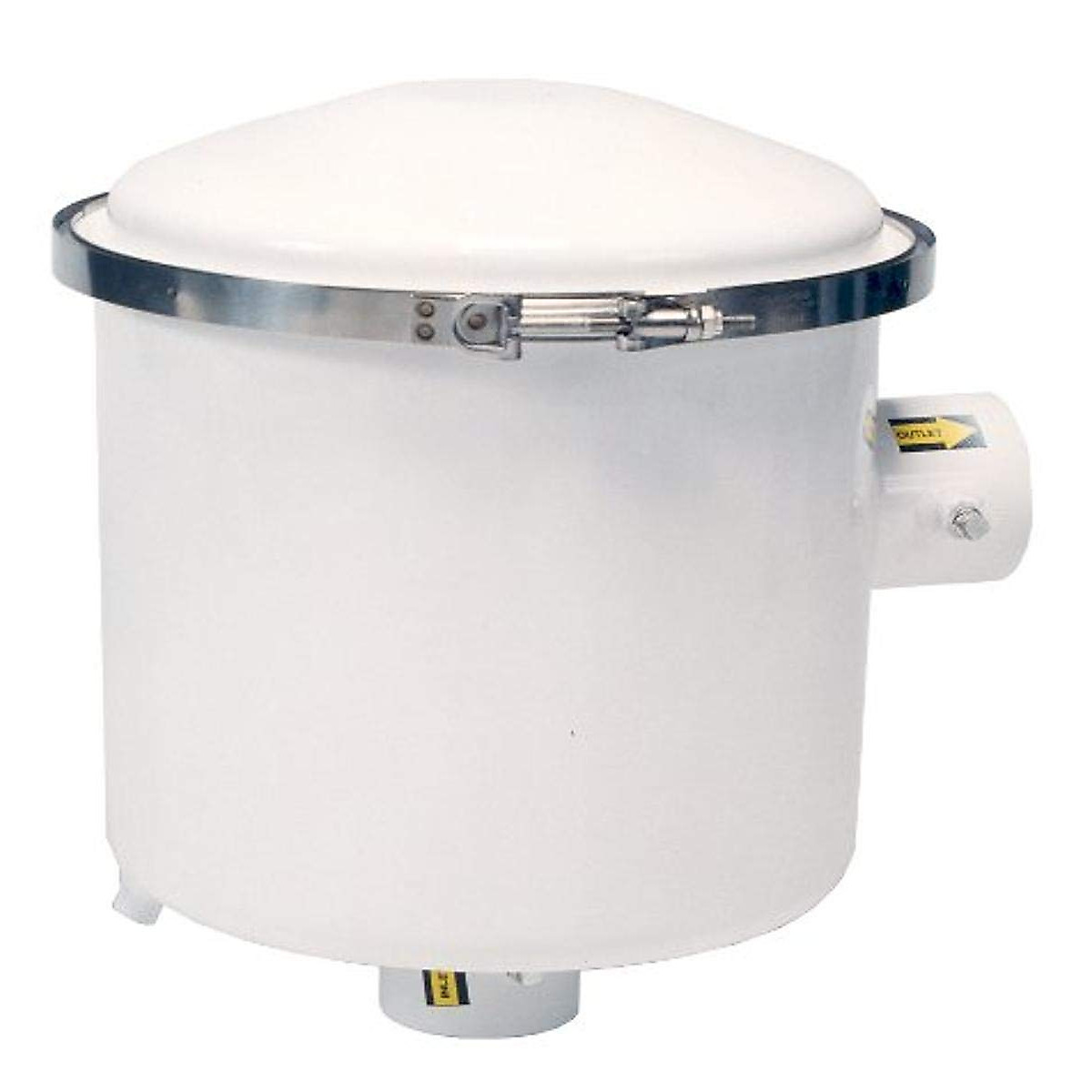 Solberg HDL-PSG244/2-250C™ Oil Mist Discharge Filter for Vacuum Pump, 2-1/2" FPT Inlet/Outlet, 16" Height, 15-1/4" Diameter, 250 SCFM, Made in the USA